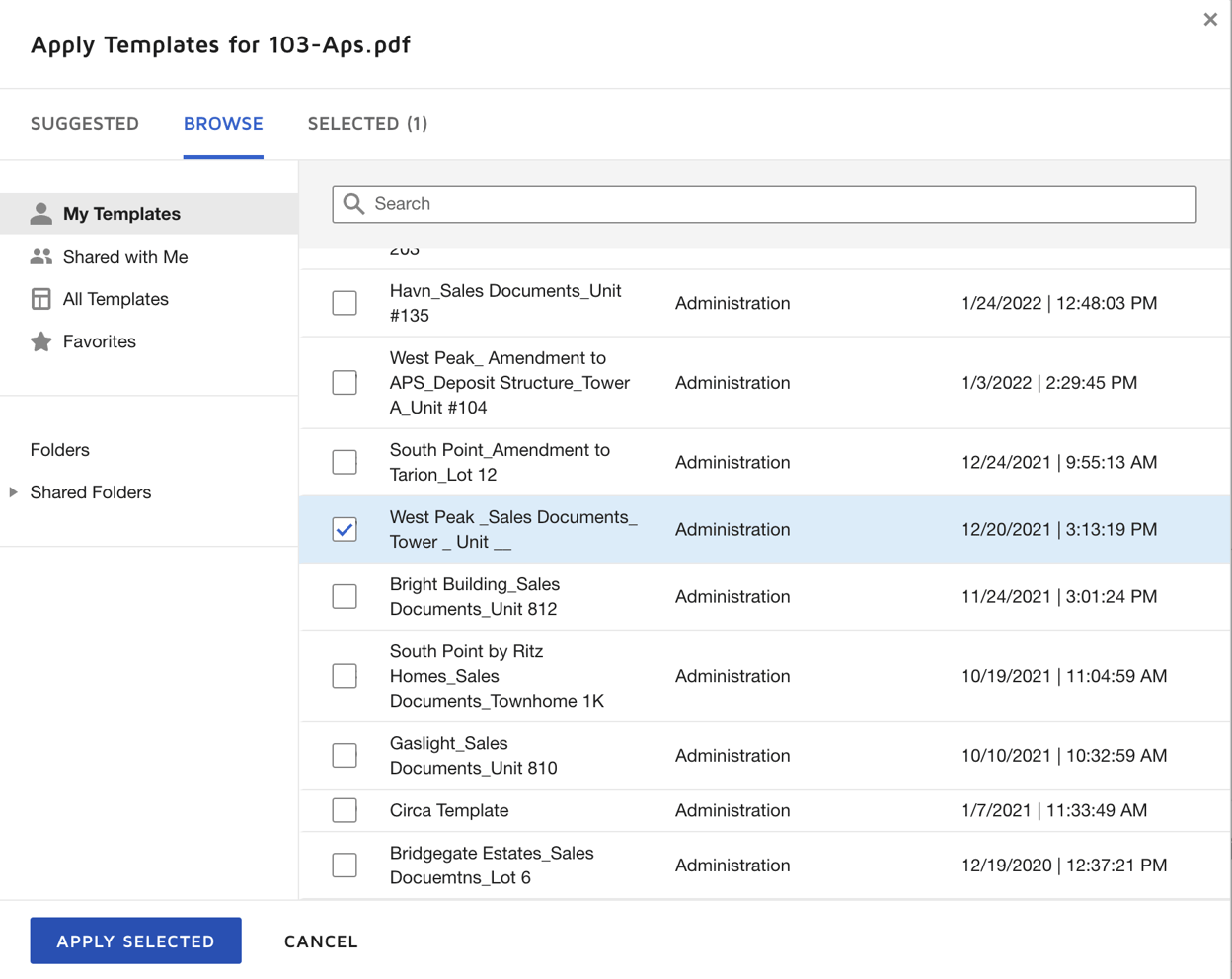 Creekside Trail - DocuSign Process